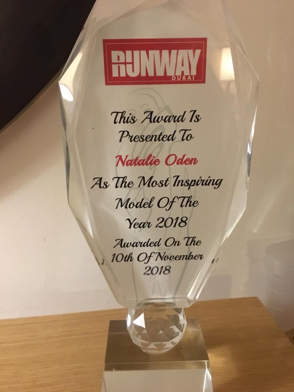 Runway Dubai Award - Natalie Oden